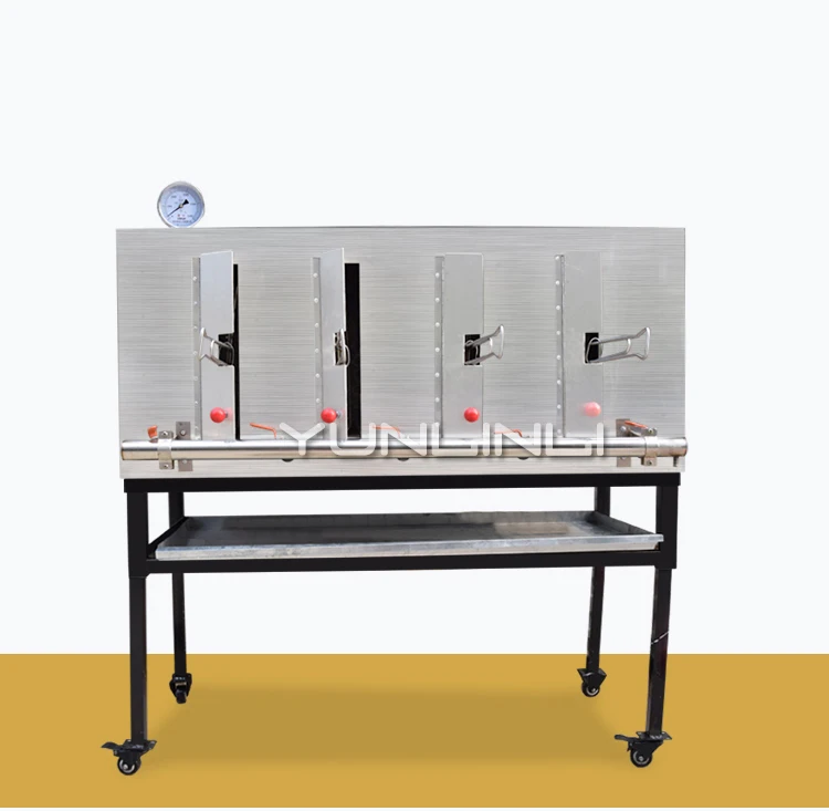 Commercial Gas Oven Charcoal Smokeless Grilled Fish Machine Stainless ...