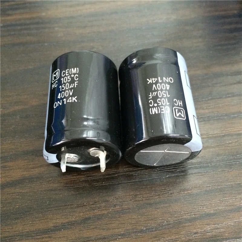 10pcs 150uF 400V HC Series 22x30mm 400V150uF Snap in PSU Aluminum ...