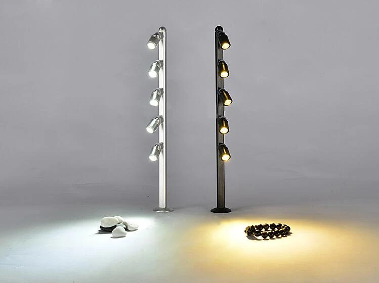 Best LED Desk Stand Picture Lamp Pole Light Angle Adjustable Jewelry ...