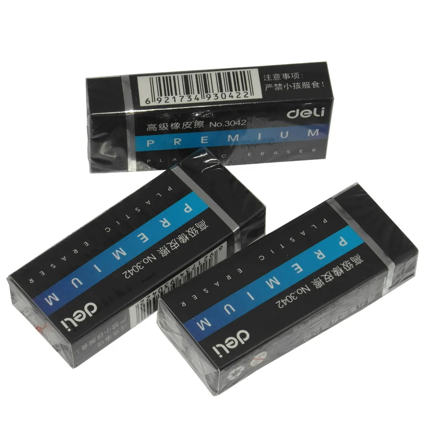 Wholesale Eraser black 4b rubber stationery professional 3042 Deli-in ...