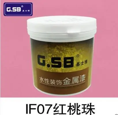 G. Sb 1L Waterbasis Metallic Verf Acryl Verf Goud Zilver Brons Koper ...