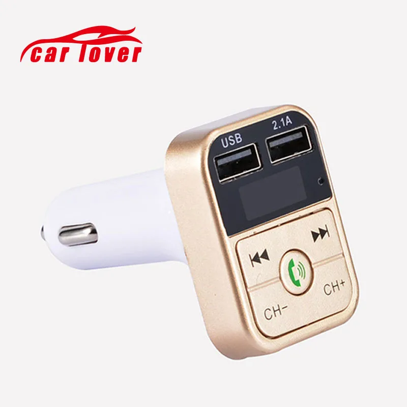 Wireless FM Transmitter Modulator Bluetooth Car Kit USB 2.1A Voltage ...