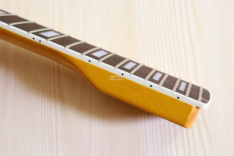 high gloss big head electric guitar neck with square shell inlay ...
