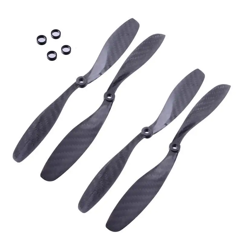 Brand New Black 2 Pairs Propellers 8045 Carbon Fiber Propeller CW/CCW ...