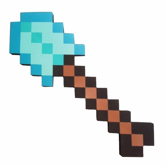 Diamond Axe Pixel Art Minecraft Project