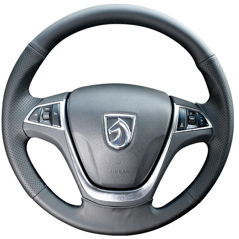 DIY Steering Wheel Cover Extremely Soft Leather braid on the steering ...