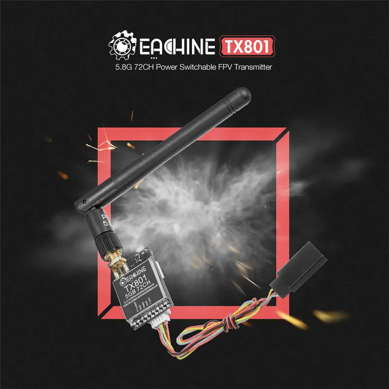 Eachine Tx801 5.8g 72ch 0.01mw 5mw 25mw 50mw 100mw 200mw 400mw 600mw ...