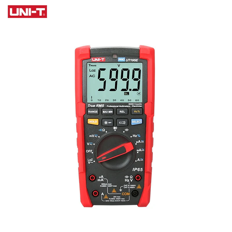 UNI T UT195E Industrielle Wasserdichte multimeter IP65 Taschenlampe ...