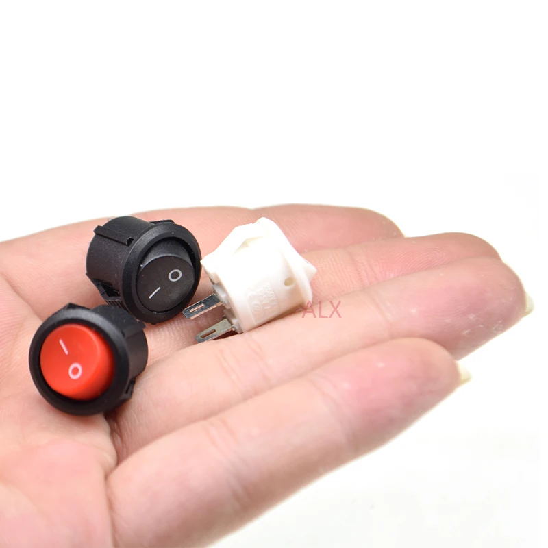 10 шт. 15 мм 16 мм Диаметр 2PIN Красный Белый Черный Мини Круглый ...