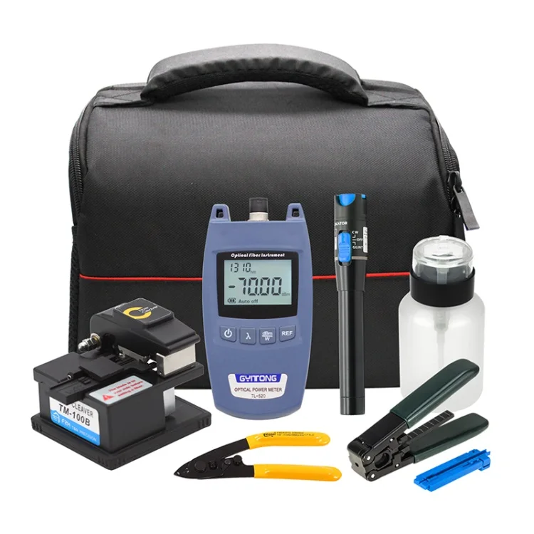 High quality FTTH Fiber cold junction tool set optical power meter ...