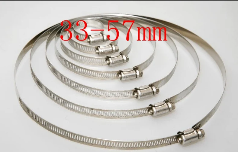 33 57mm,304,321,316 Stainless steel hose hoops,clamp hoop,pipe clamp ...