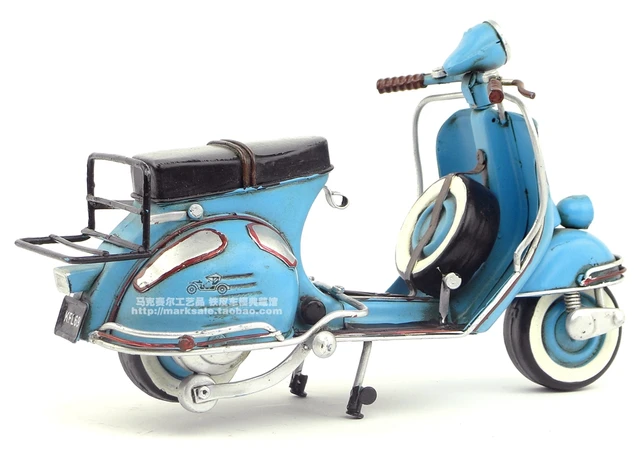 Blue Vintage Vespa