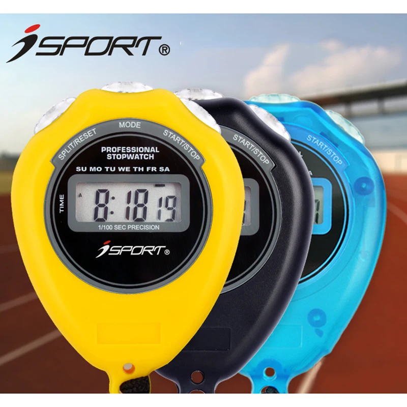 Sports Stopwatch Professional Digital Handheld One Row seconds ...