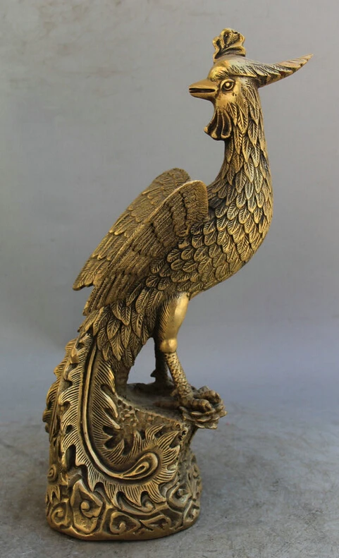 fast-shipping-USPS-to-USA-S1900-10-Chinese-Brass-animal-phoenix-fung ...