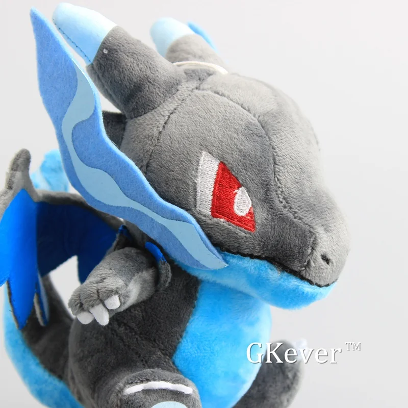 High Quality Charizard Figure Mega X Plush Toy Blue Color Charizard ...