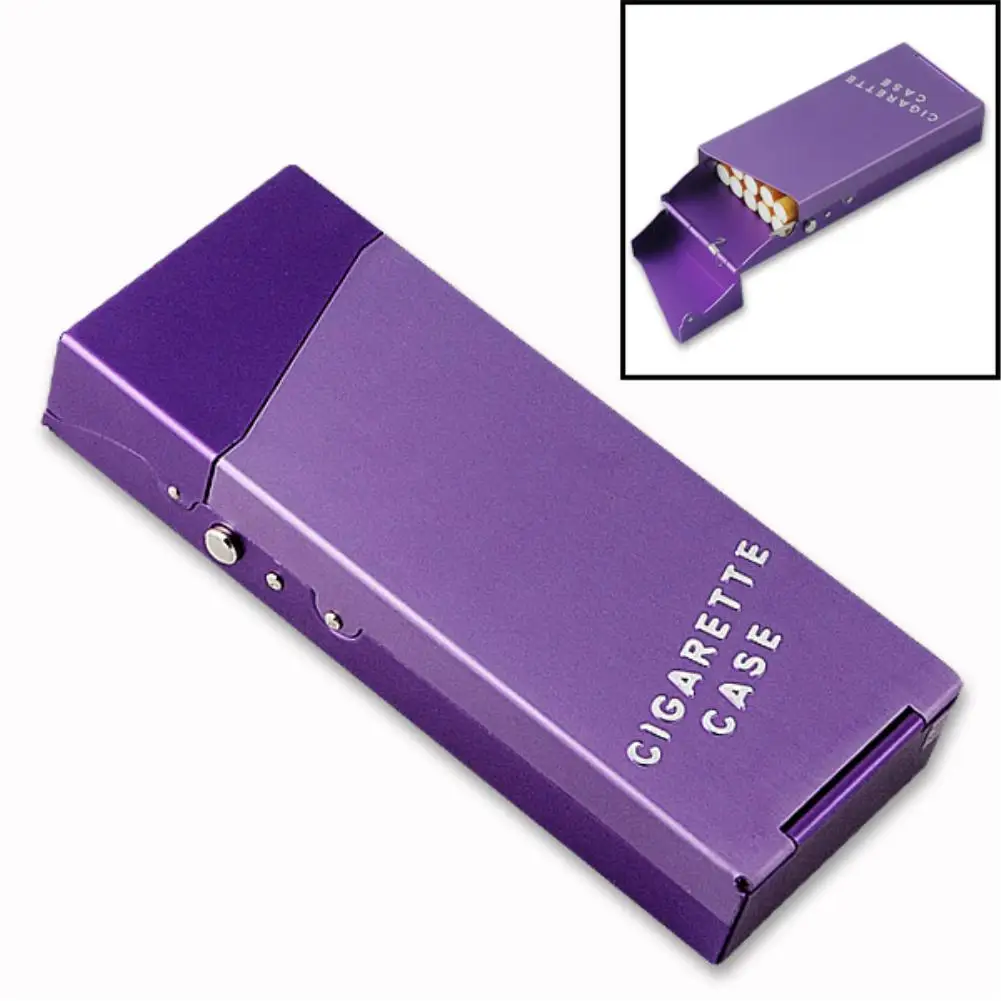 5 Colors Ladies Aluminum Cigarette Cigar Tobacco Case Holder Box Vogue ...