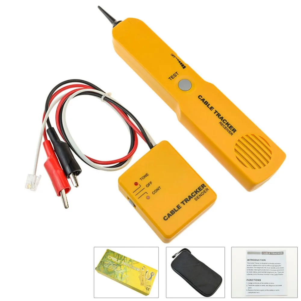 Rj45 Network Cable Continuity Tester Telephone Line Cable Tracker And