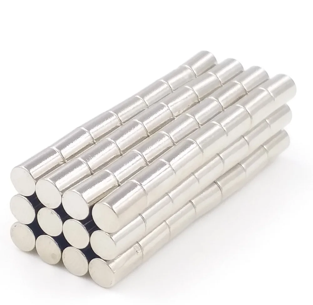 50pcs 4x6 magnet D4x6mm strong sticking neo neodymium 4x6 magnets 4x6mm ...