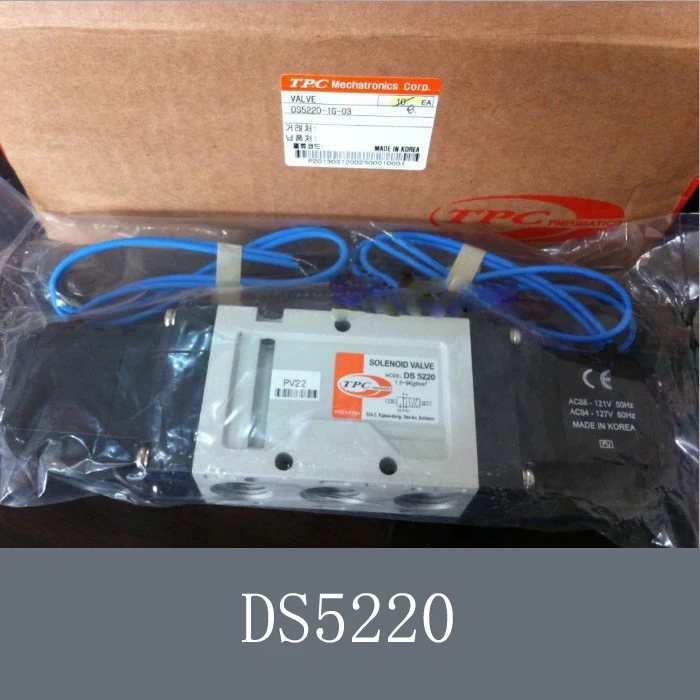 원래 한국 TPC 솔레노이드 밸브 DS 5220 2G 03, DS 5220 5G 03|solenoid valve 110v ...