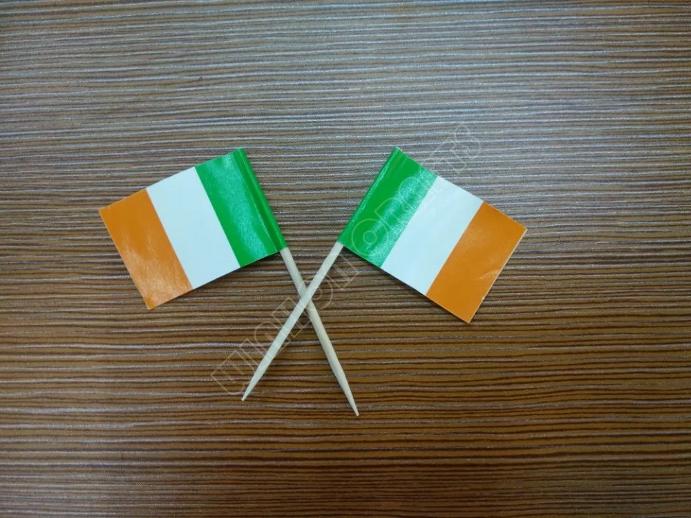 Mini Ireland Toothpick Flag 50pcs Paper Food Picks Dinner Cake ...