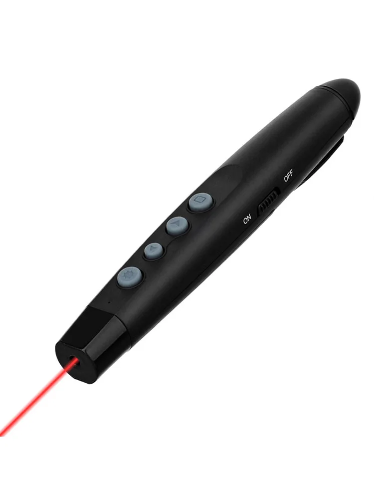 Protable Pen Style 2.4Ghz Wireless Mini USB Wireless Laser Pointer ...