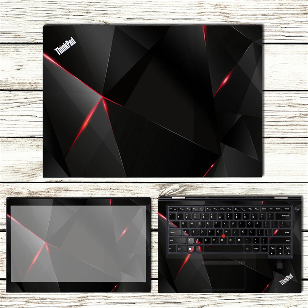 3 Sides Laptop Skin Notebook Stickers For Lenovo Thinkpad X280 T470P ...