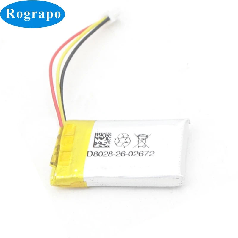 1-2pcs New 3.7v 240mah Li-polymer Replacement Battery For Logitech Gpro ...