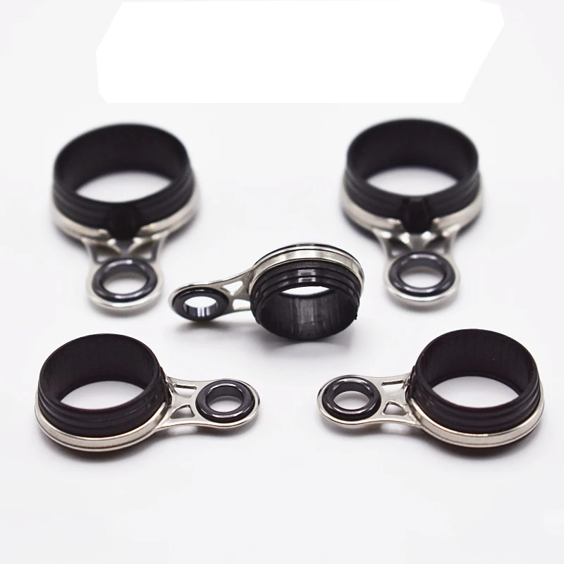 2Pcs/Bag Rock Fishing Rod Guide Ring 1.5mm 16.5mm Guide Eye Telescopic ...