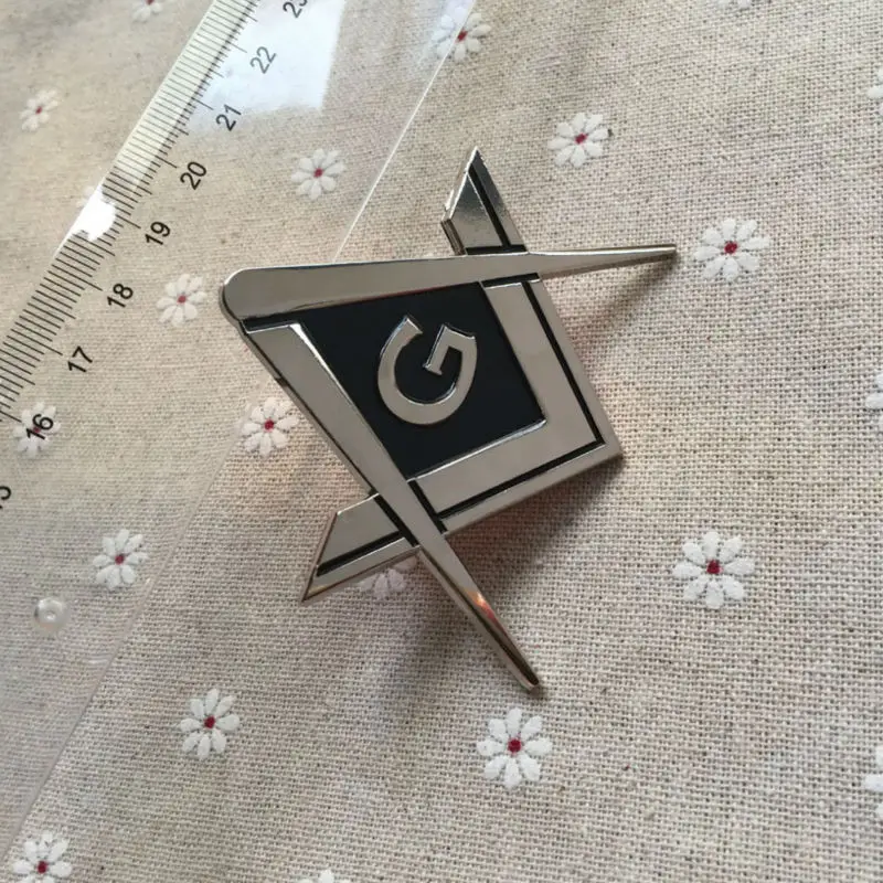 Square and Compass G Entered Apprentice Masonic Freemason Car Logo Auto ...