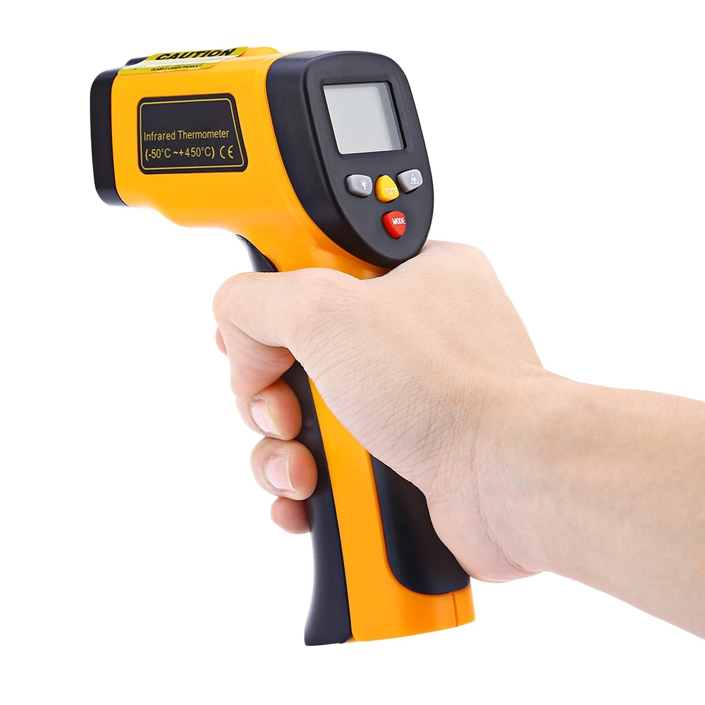 HT 812 Digital LCD Display Non Contact IR Infrared Thermometer 50 to ...