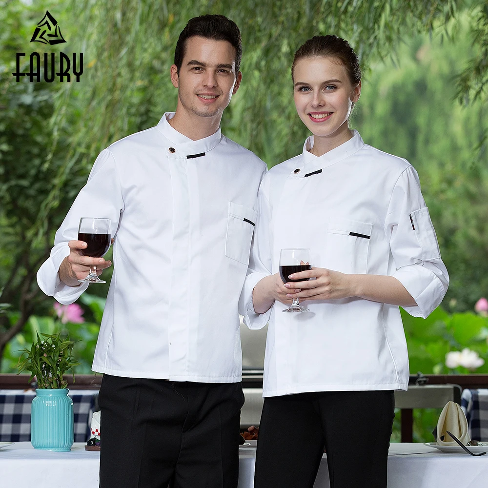 2018 Chef Uniforms Food Service Hotel Waiter Bakery Restaurant Cook ...