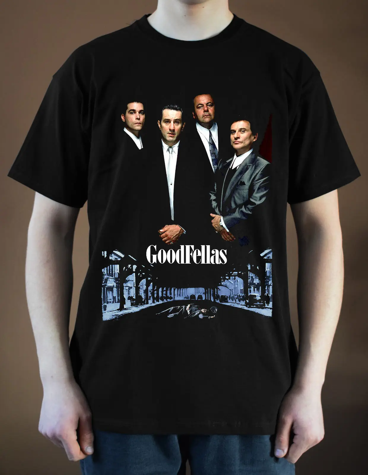 GOODFELLAS Movie poster ver. 1 Robert De Niro T Shirt (Black) S 3XL New ...