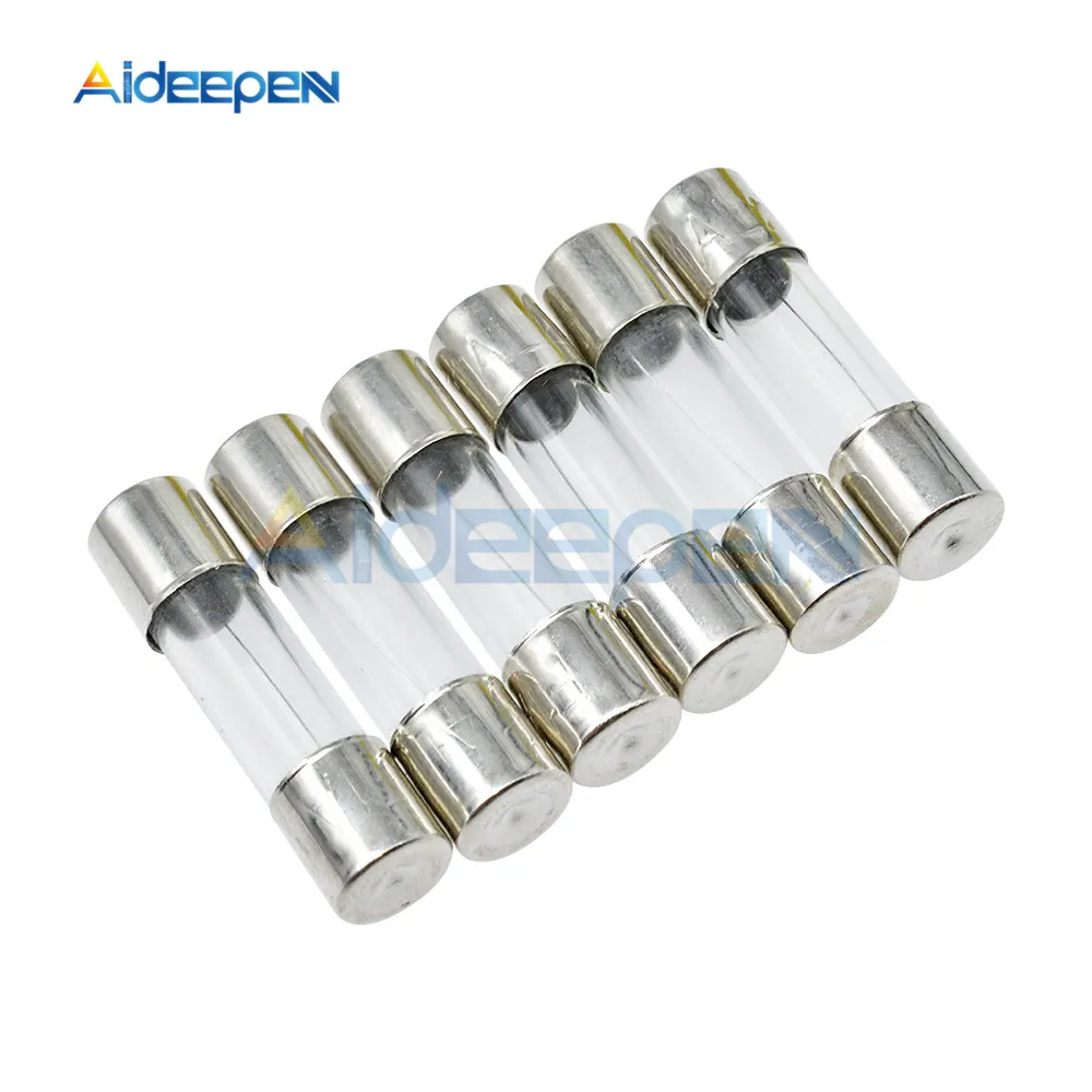 100 шт 250V 5x20mm 6x30mm быстро выдувные стеклянные трубки ...