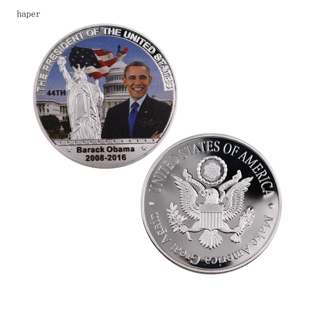 Nice Silver Plated Colored Commemorative Coins The Uinite States ...