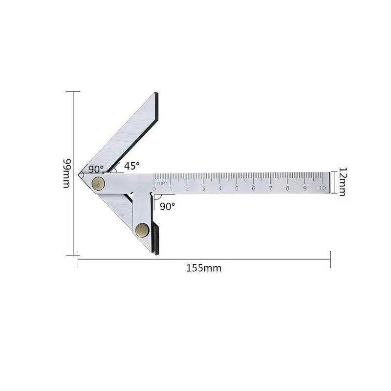 100*70mm Center Finding Gauge Center Marking Gauge Marking Vernier ...
