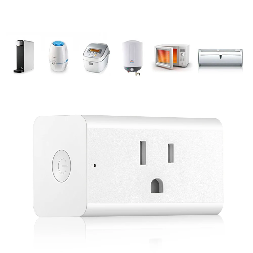 Mini Smart Socket Remote Control Wifi Power Switch 15A 1800W High Power ...
