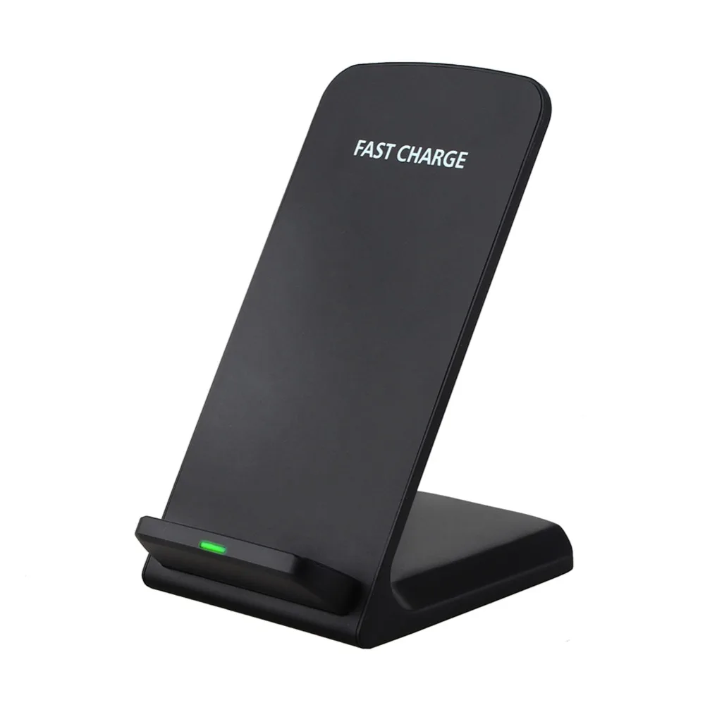 Qi Wireless Charger Adapter QC 2.0 Quick Charge Dock Stand For iPhone 8 ...