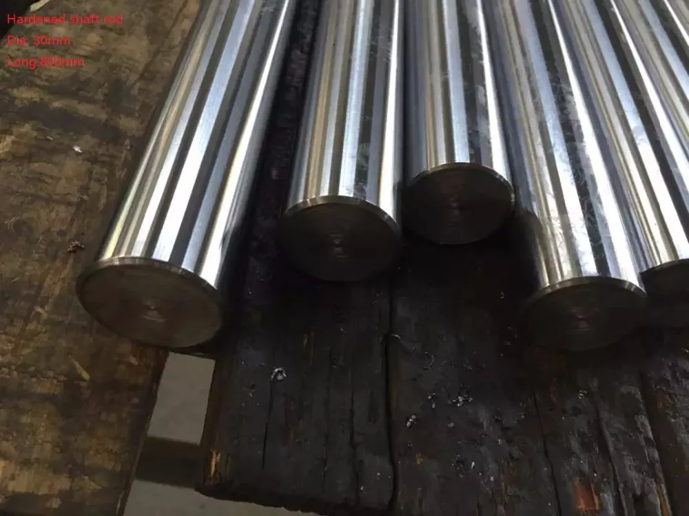 40pcs/lot 30mm hardened shaft rod chromed bar 800mm long linear shaft ...