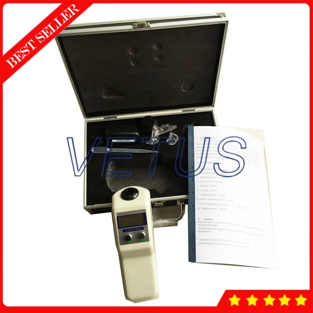 WGZ 200B turbidímetro Digital portátil de lectura 0.01NTU con medidor de turbidez, medidor de ...