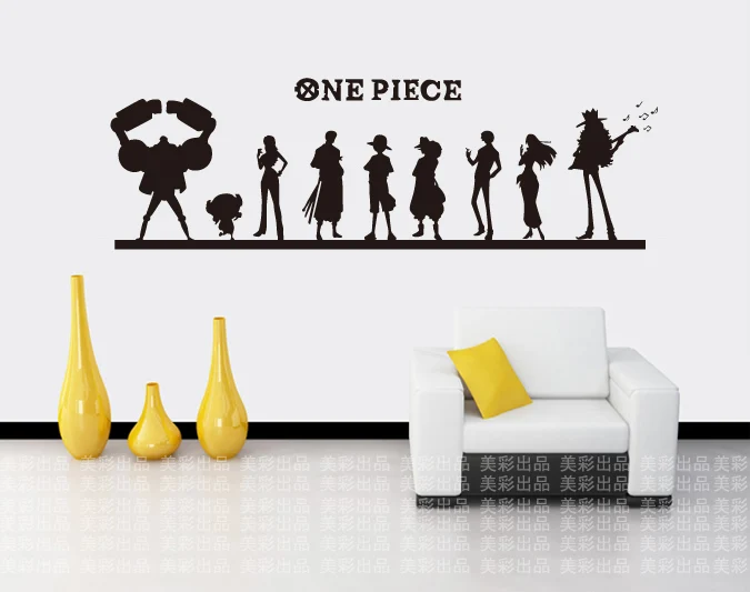 ONE PIECE Wall Decal Vinyl Wall Stickers Decal Decor Home Decorative ...