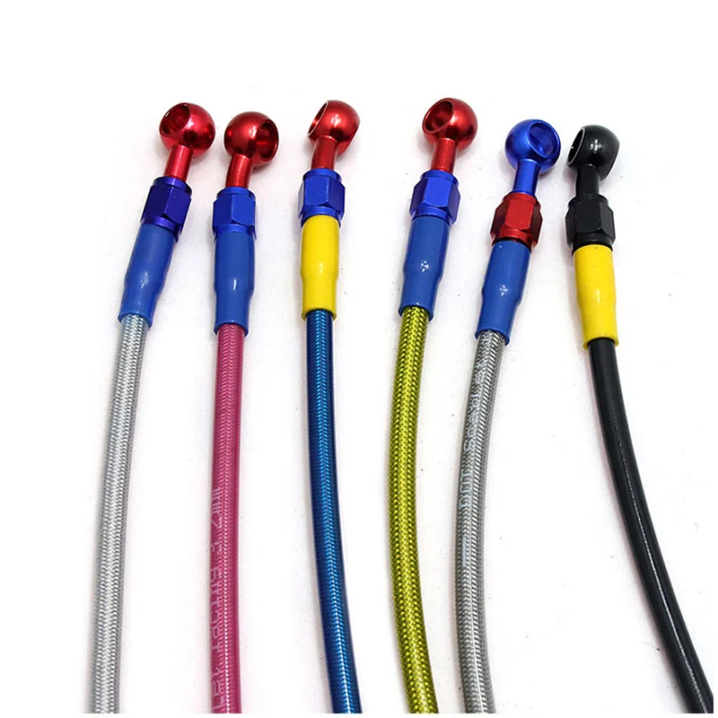 90cm 100cm 110cm 120cm Motorcycle Hydraulic Brake Clutch Oil Hose Line ...
