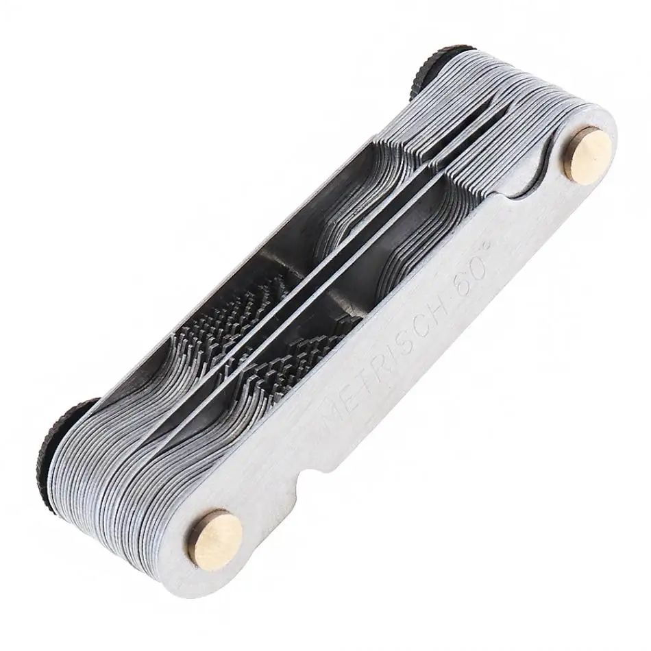 Jauge-étalon,Whitworth-jauge à filetage métrique,60 degrés,pas de vis d ...