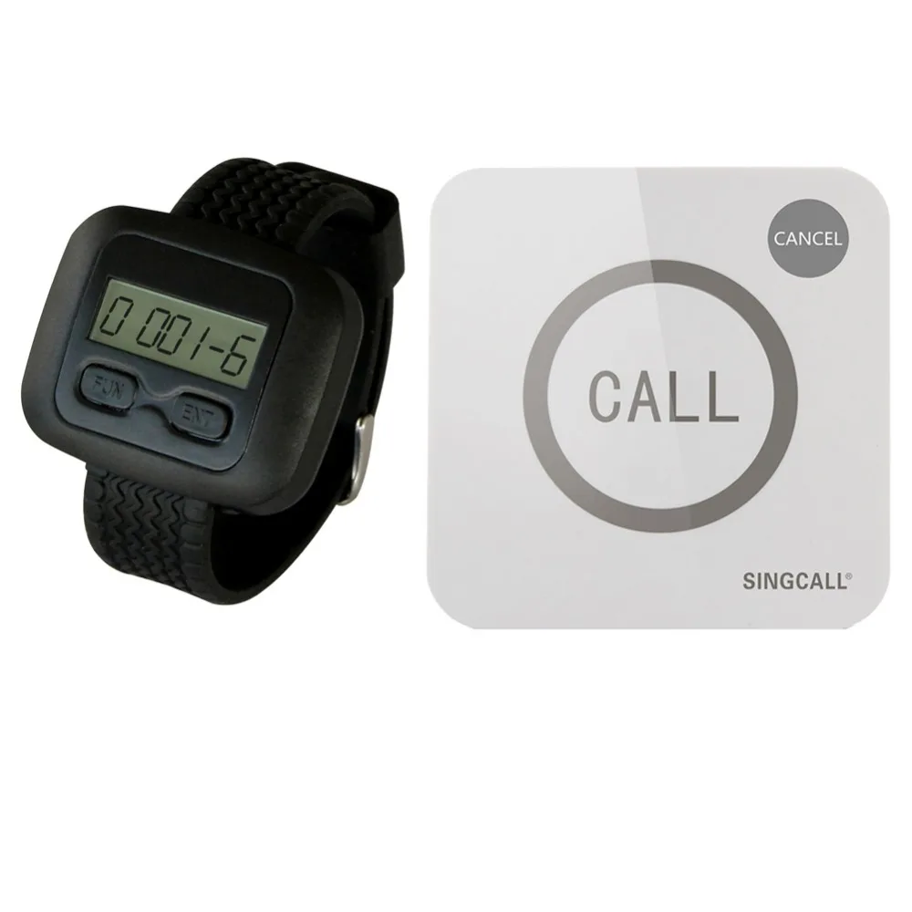 SINGCALL-Wireless-Restaurant-Service-Calling-System-1-Watch-Receiver ...