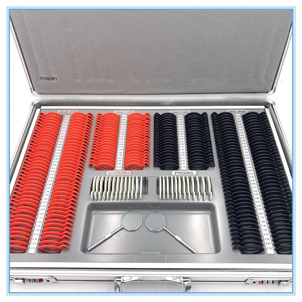 Trial Lens Set 266 Pcs Lens Evidence Box Plastic Rim A Class Quality Sl ...