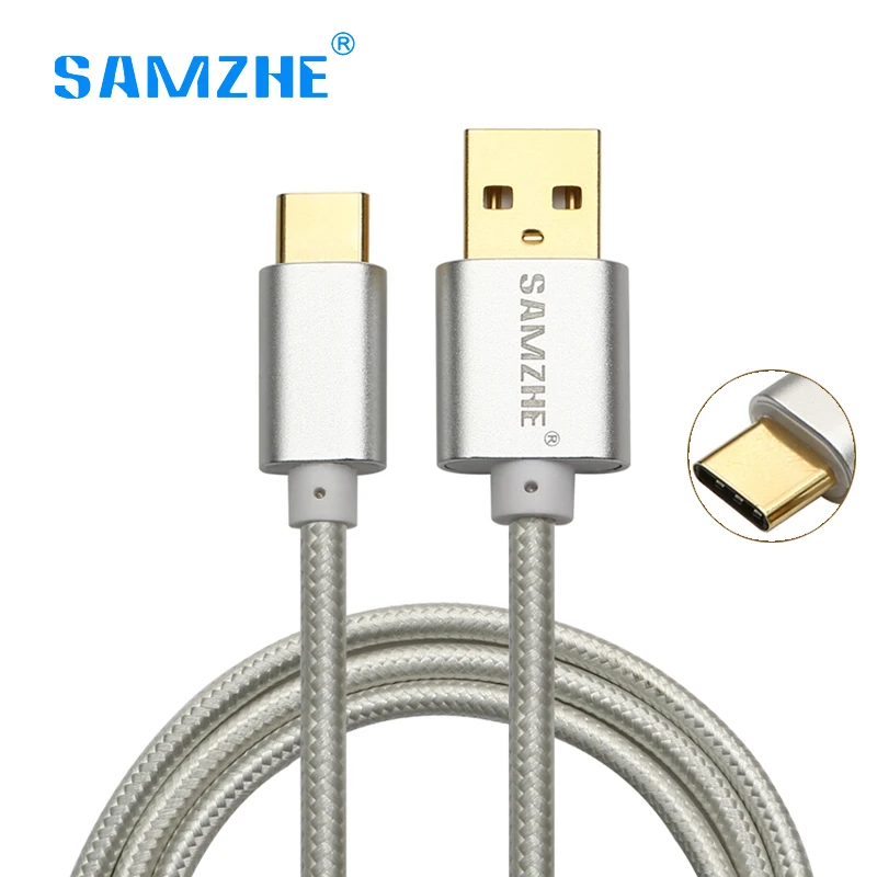 SAMZHE Nylon USB type C cable Fast Charging Data Cable USB 3.1 Type C ...