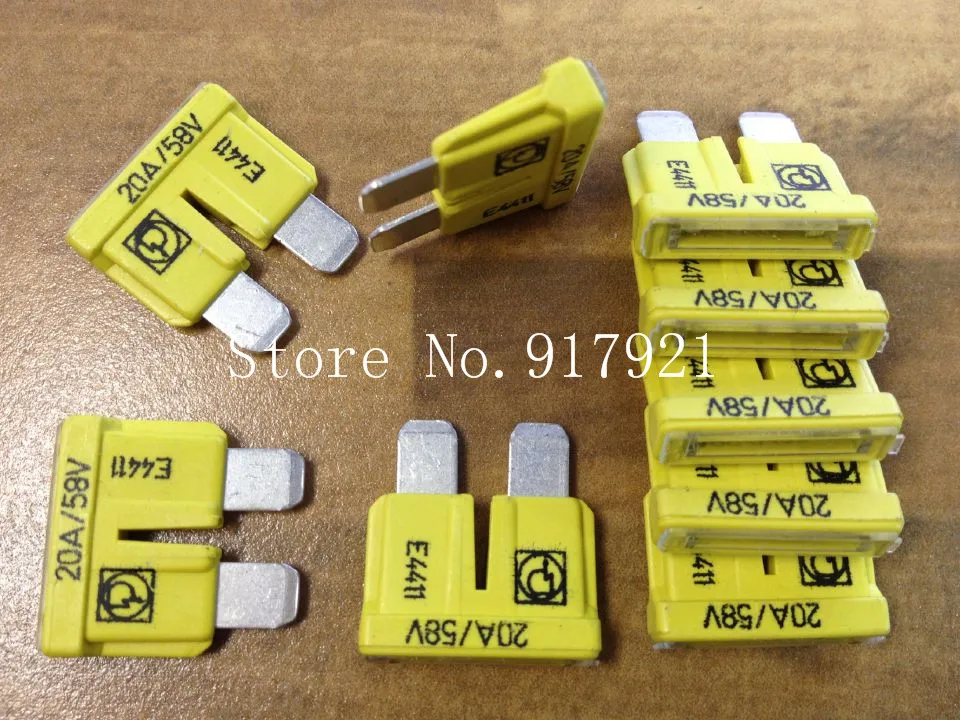 [ZOB] PUDENZ TAC 20A Germany 58V import medium auto fuse E4411 142.6185 ...