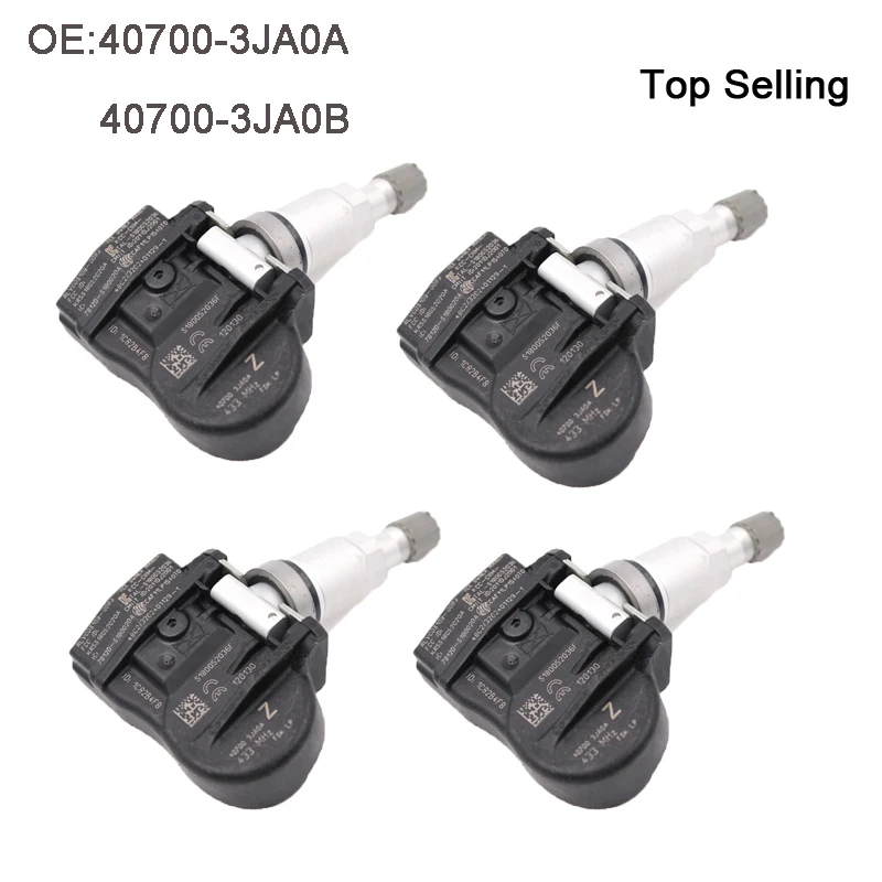 YAOPEI 4pcs 40700 3JA0A Tire Pressure Monitor Systems TPMS Sensor ...