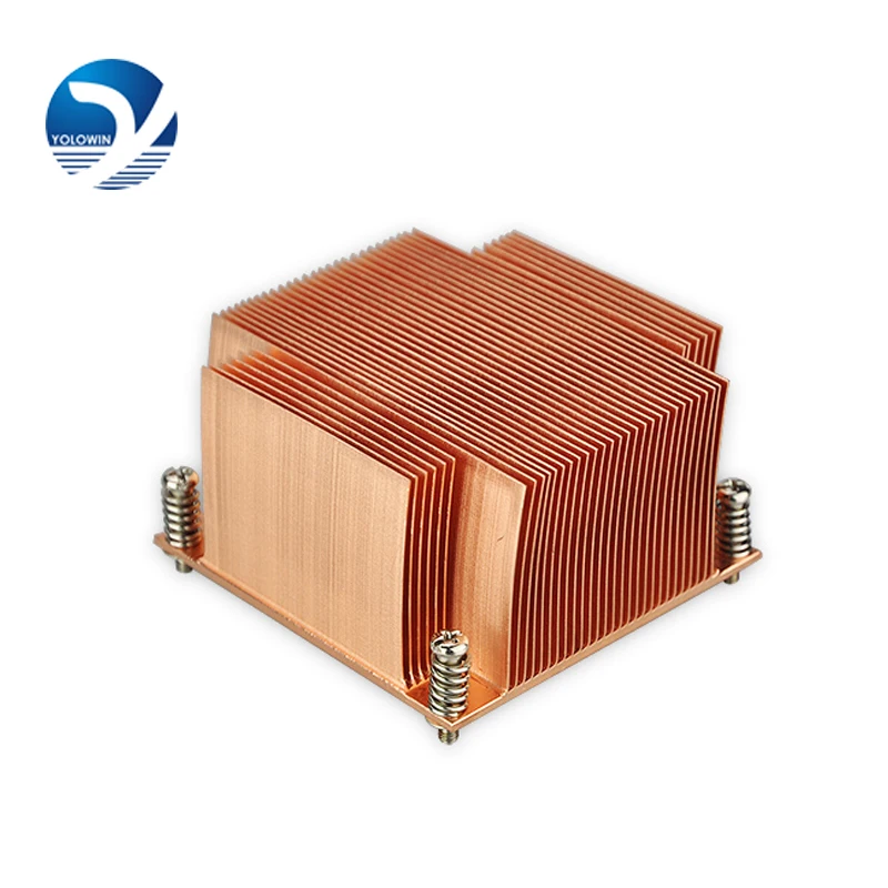 CPU radiator Intel CPU fan silent radiator Pure Copper Heat Sink ...