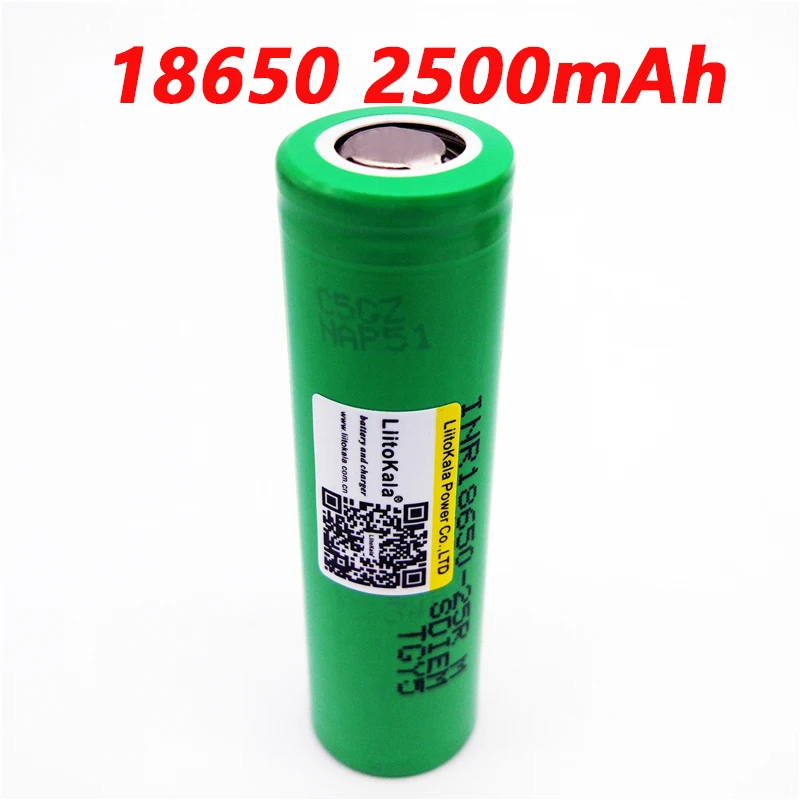 Купить liitokala 18650 2500 мач литиевая батарея 25р inr1865025r 20а ...