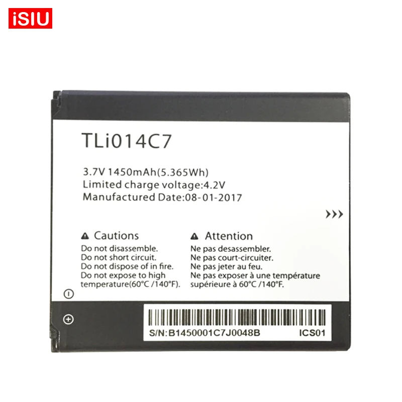 TLi014C7 For Alcatel One Touch 1450mAh Battery For Alcatel OneTouch-in ...
